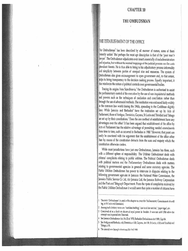 Fiadjoe A Commonwealth Caribbean Public Law | PDF