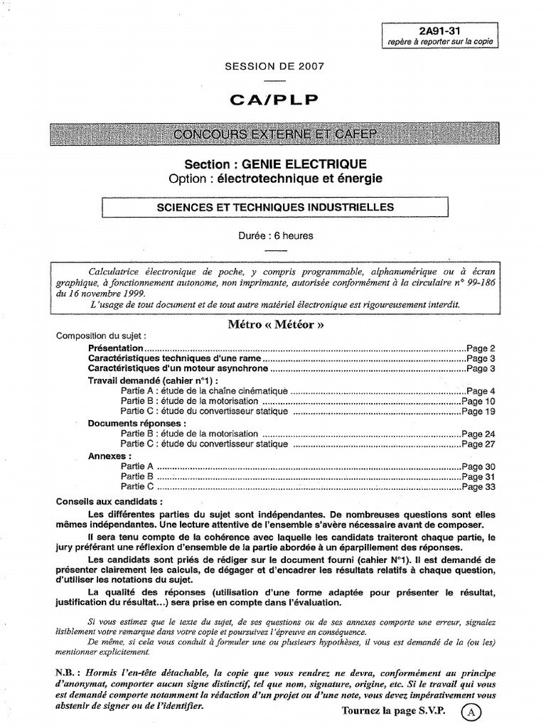PLP 2007 Electrotech 1 | PDF