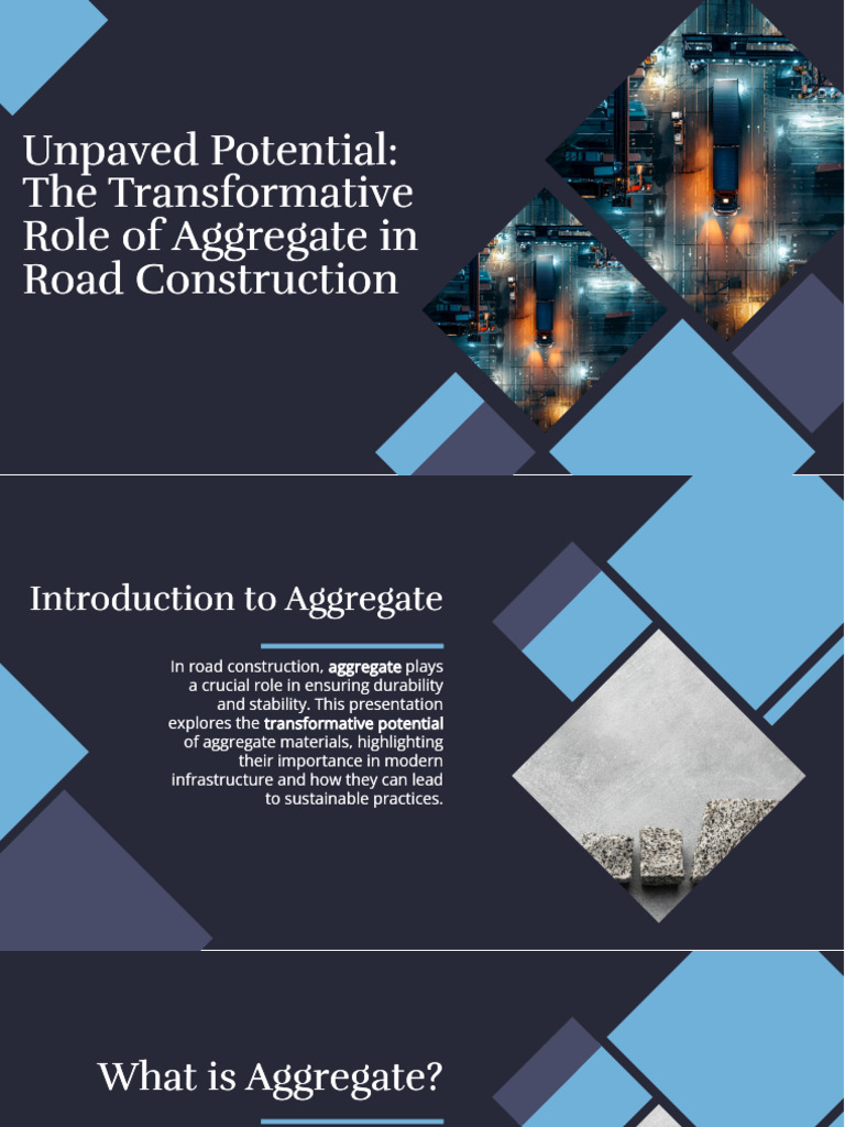Role of Aggregate in Road Construction | PDF | Construction Aggregate ...