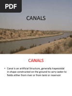 Canal Cross Sections and Berms Overview | PDF | Concrete | Soil Mechanics