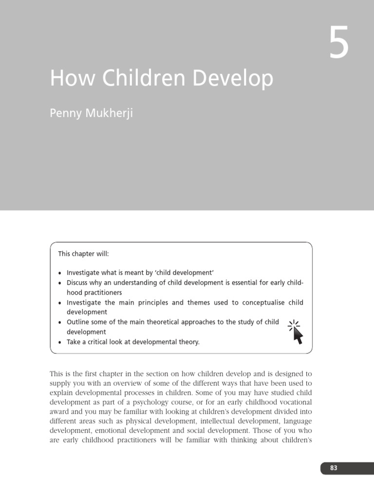 Foundations of Early Childhood Principles and Prac... - (CHAPTER 5 HOW CHILDREN DEVELOP) | PDF ...
