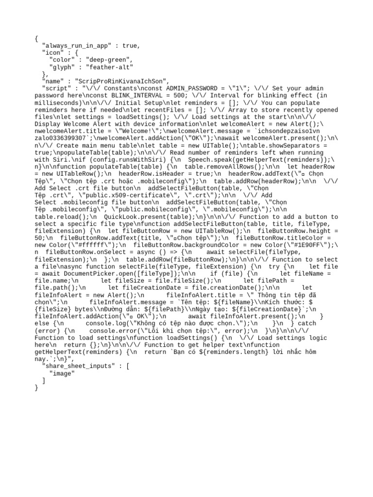 ScripProRinKivanaIchSon Scriptable | PDF | File Format | Computing