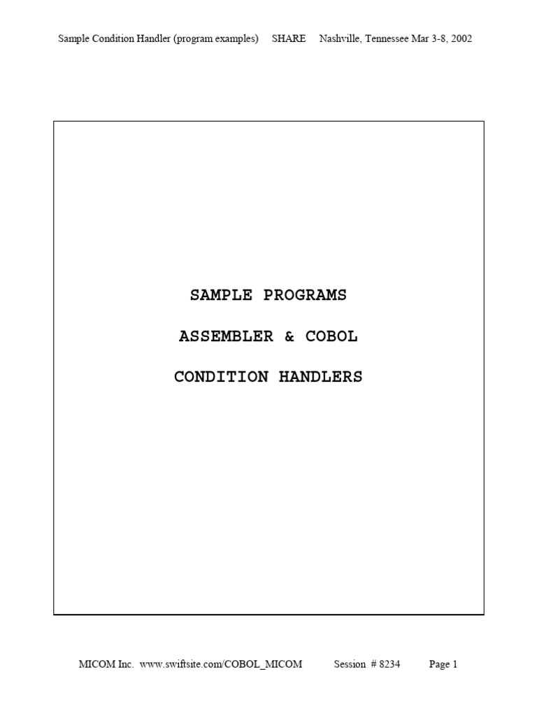 sna8234b | PDF | Assembly Language | Computing