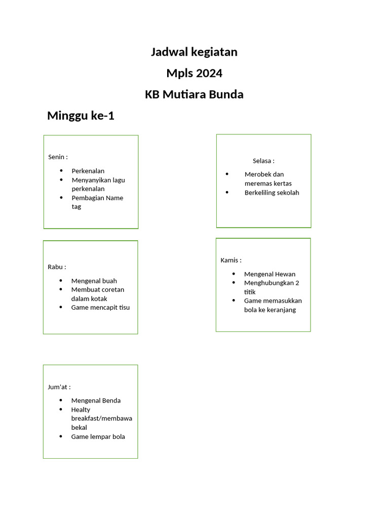 Jadwal Mpls 2024 | PDF