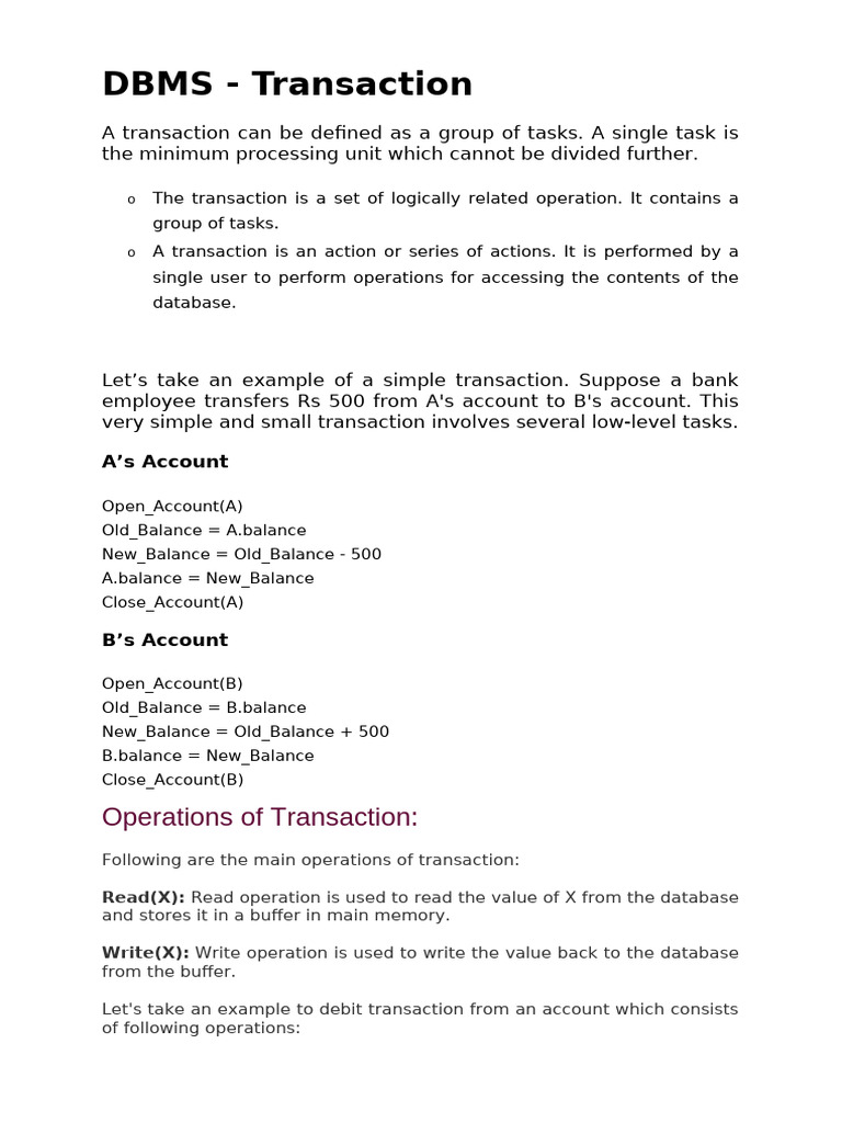 DBMS UNIT-4 | PDF | Database Transaction | Information Retrieval