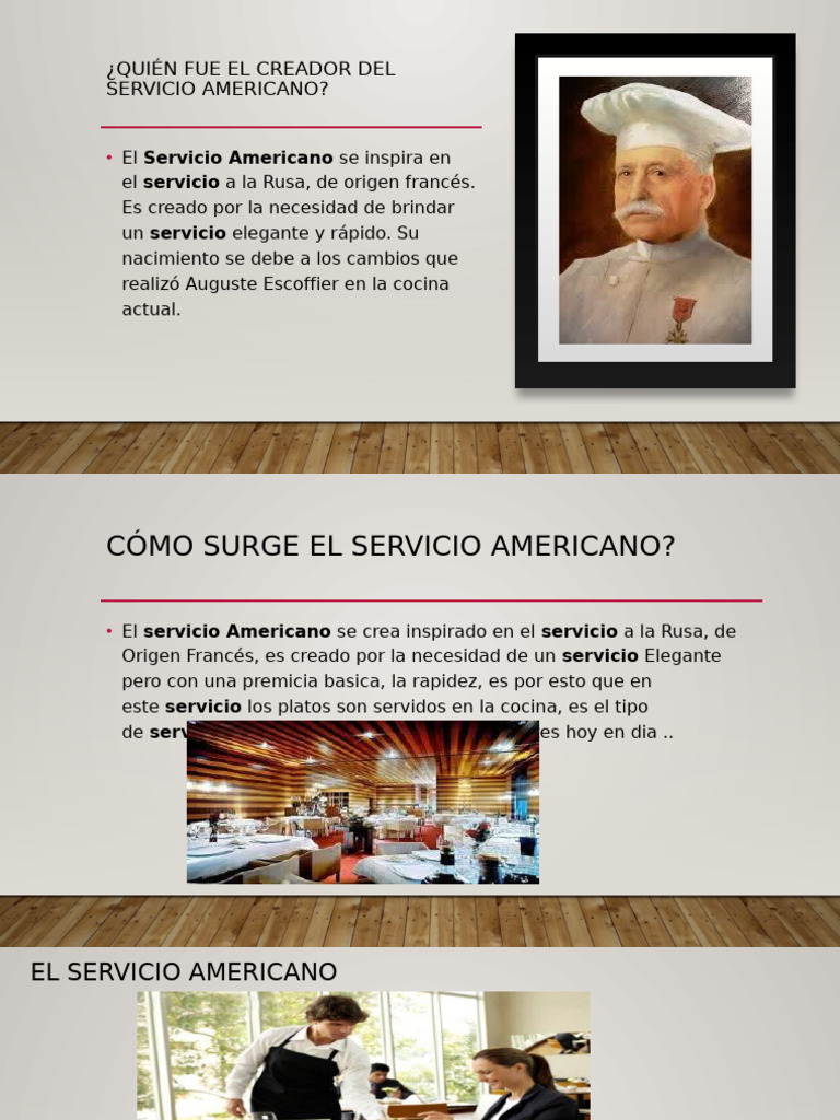 Servicio Americano | PDF | Cocina, comidas y vino | Salud y bienestar