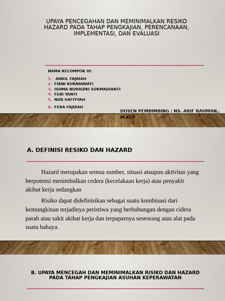 Upaya Pencegahan, Ns Arif Rahman | PDF