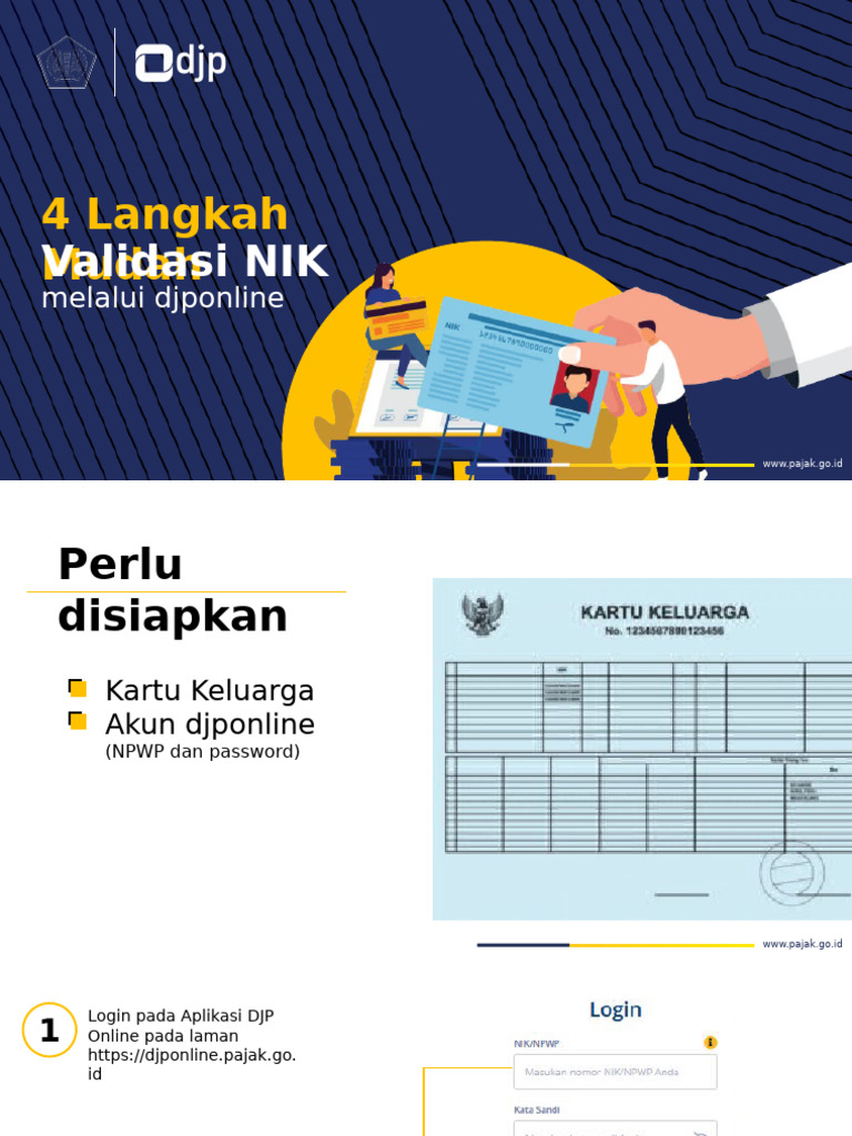 Validasi NIK dan NPWP Online Mudah | PDF | Pengelolaan Keuangan & Uang