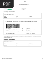 Travel Certificate Indigo | PDF