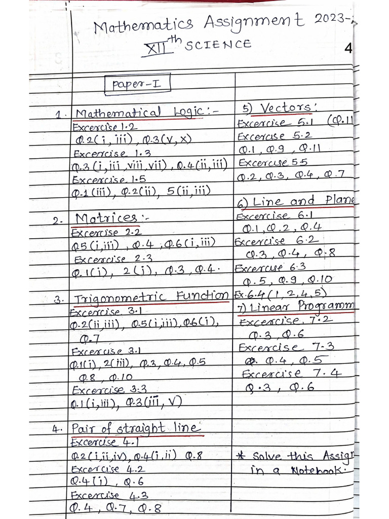 Maths Assignment With Theorem | PDF