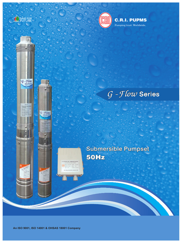CRI G Flow Series Catalogue 50Hz | PDF | Pump | Valve