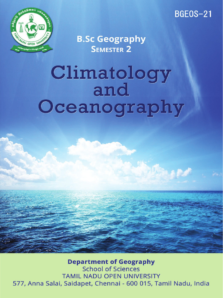 51-2022 GEOS - 21 Climatology and Oceanography - BOOK | PDF | Atmosphere Of Earth | Greenhouse ...