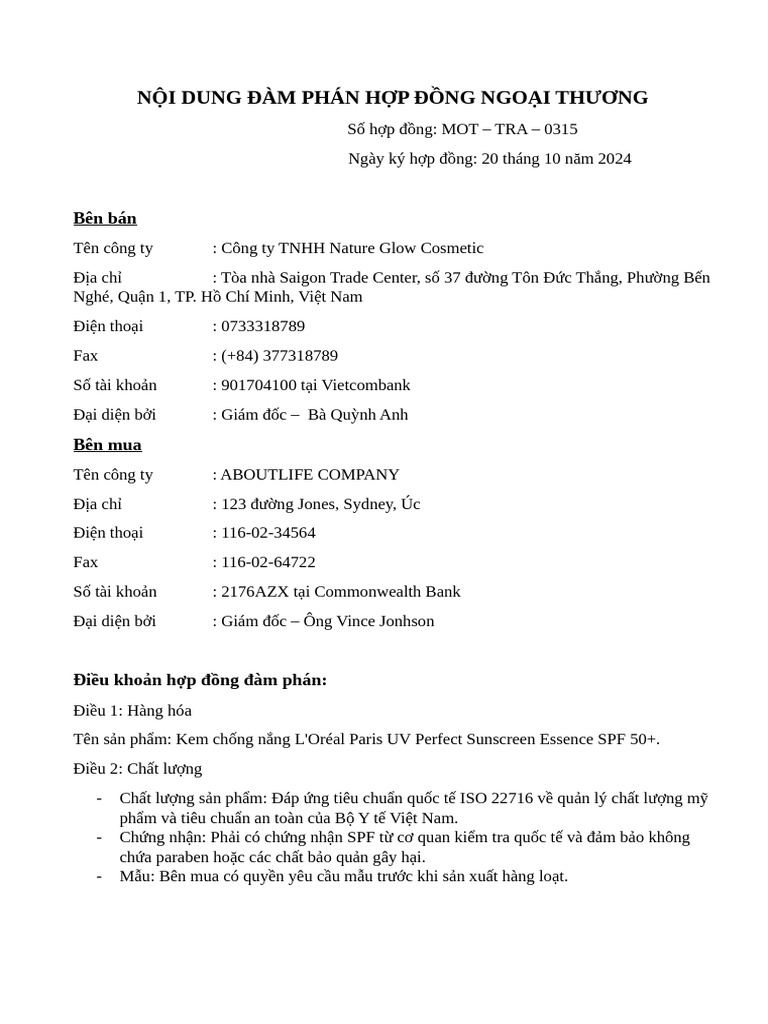 N I DUNG ĐÀM PHÁN H P Đ NG NGO I THƯƠNG (File3) | PDF