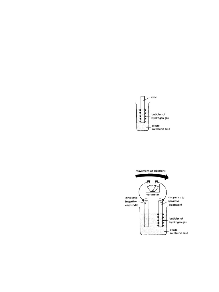 3-1 Simple Chemical Cell | PDF | Electrode | Electrochemistry