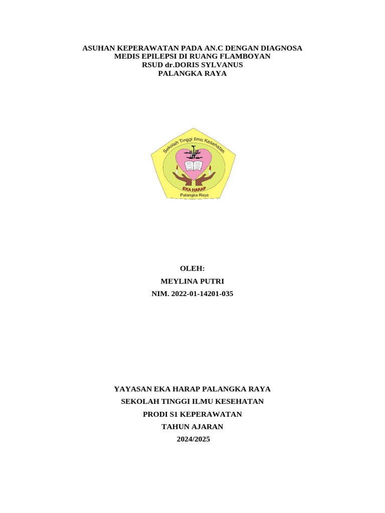 LP & Askep Epilepsi Ruang Flamboyan Doris | PDF
