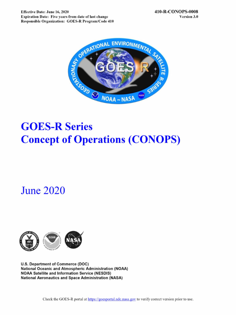 GOES-R Program Change Record 2020 | PDF | Outer Space