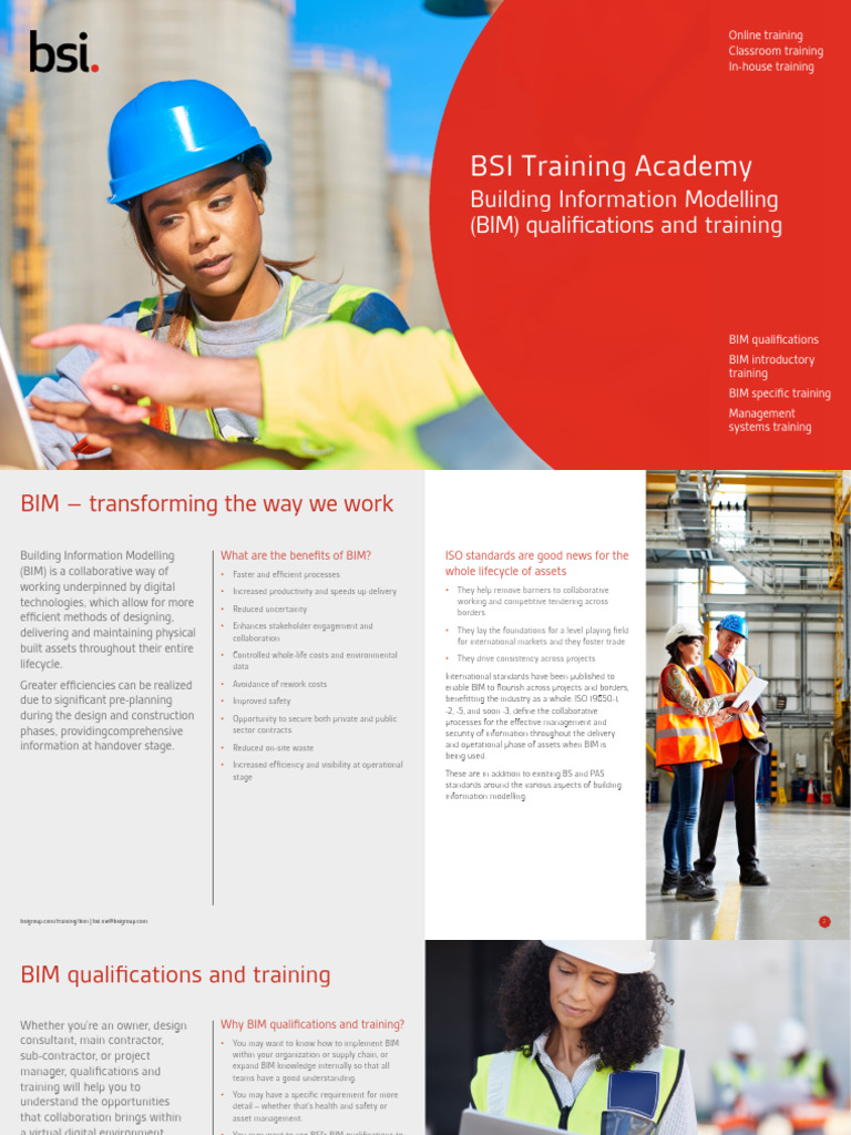 BSI BIM Training and Qualifications | PDF | Building Information Modeling | Information Security