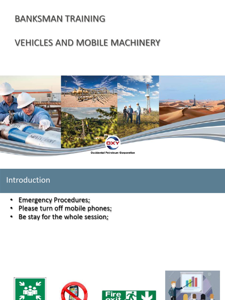 Banksman Safety Training Guide | PDF | Safety
