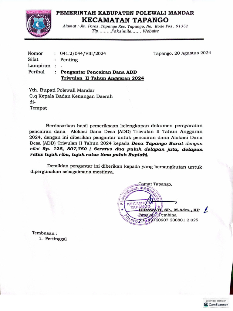 Add Tapango Barat | PDF