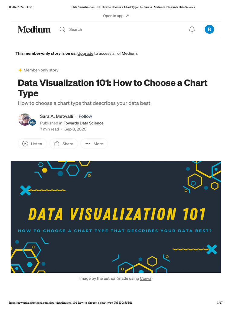 S2-Data Visualization 101 - How To Choose A Chart Type - by Sara A ...