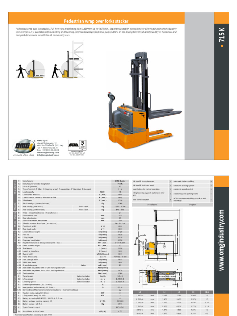 Pedestrian Wrap Over Forks Stacker: We Make Ideas Alive | PDF ...