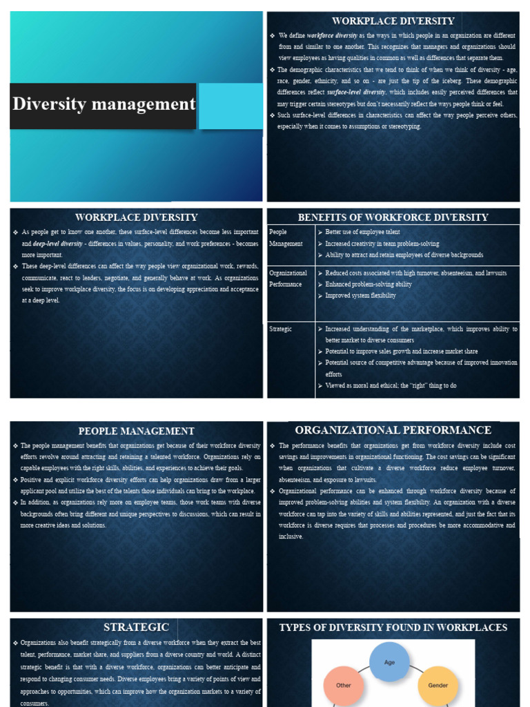 Diversity management | PDF | Diversity (Business) | Prejudices