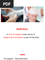 Bandaging Techniques | PDF