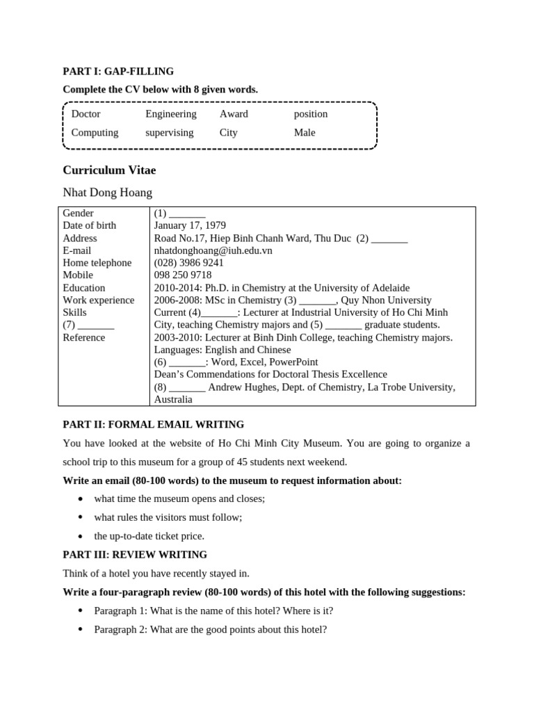 ĐỀ THI VIẾT AV2 LIFE GKY | PDF | Art