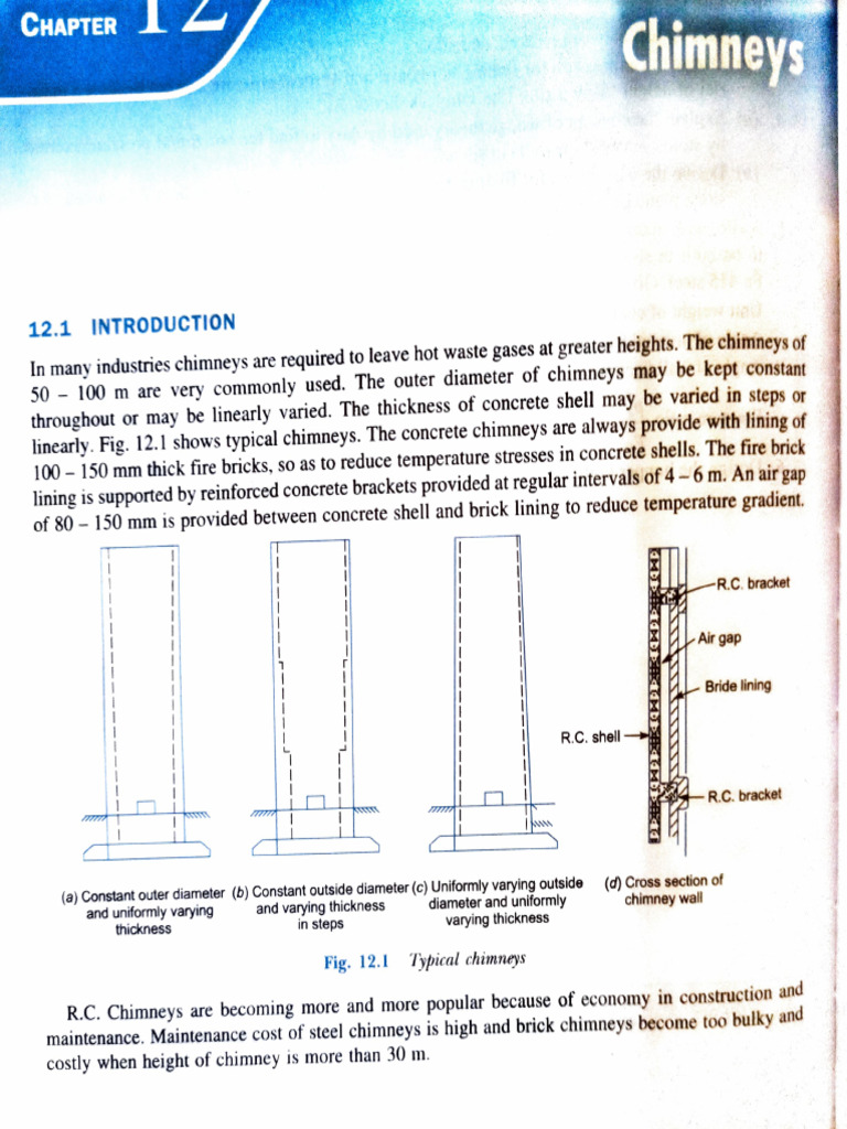 Chimneys | PDF | Stress (Mechanics) | Chimney