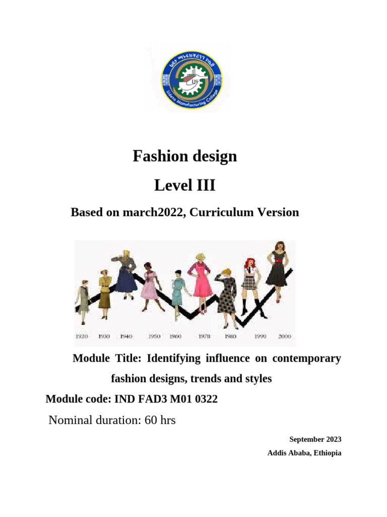 Influences on Contemporary Fashion Design | PDF | Clothing | Fashion