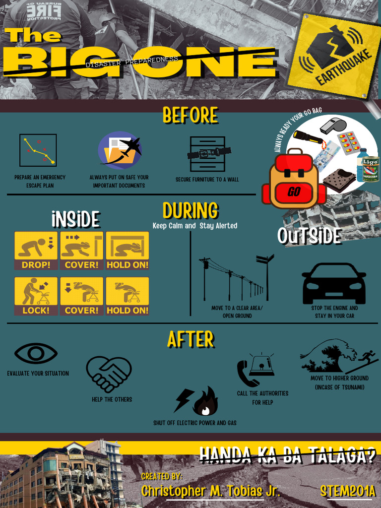 EARTHQUAKE Infographic | PDF