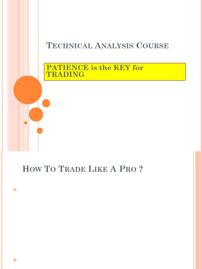 VC - Technical Analysis Fundamentals | PDF | Market Trend | Technical ...