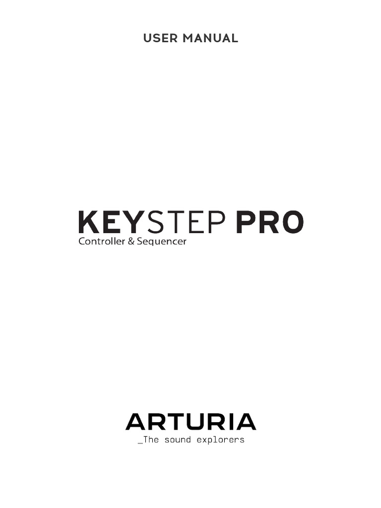 Keystep-Pro Manual 1 1 0 EN | PDF | Music Technology | Electronic Music