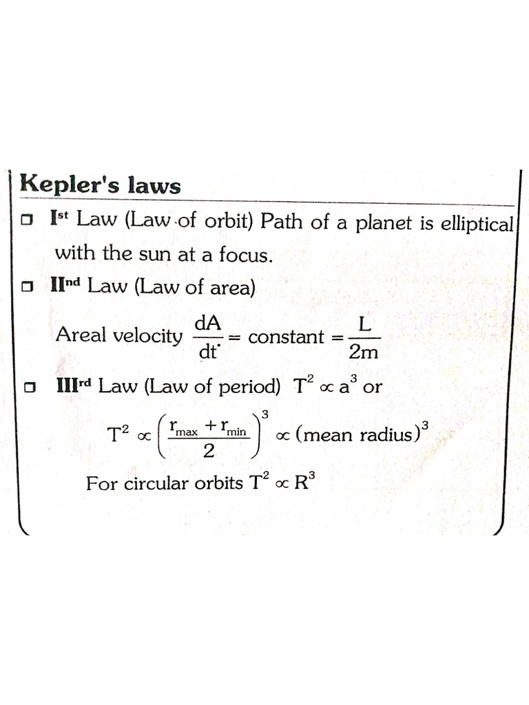 Keplers law.pdf | PDF