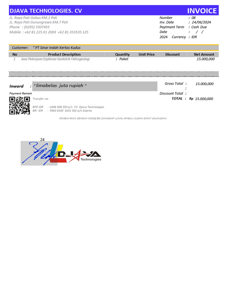 Invoice sik backup | PDF