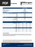 Kaowool S and Kaowool SZR Blankets Product Data Sheet | PDF | Thermal ...