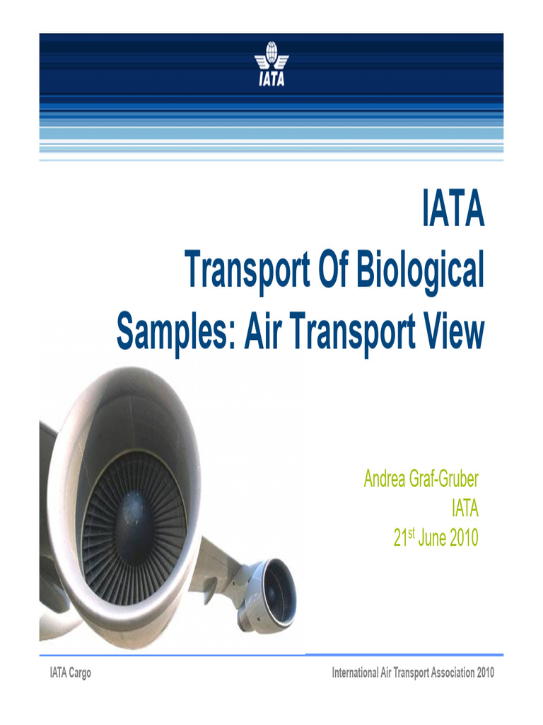 IATA Guidelines for Air Transport of Biological Samples | PDF ...