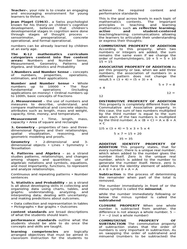 MATH-REVIEWER | PDF | Shape | Mathematics