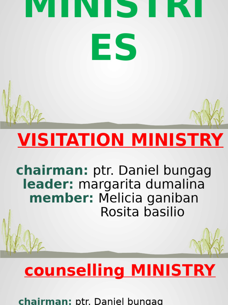 Church Ministries | PDF | Social Science | Religion & Spirituality