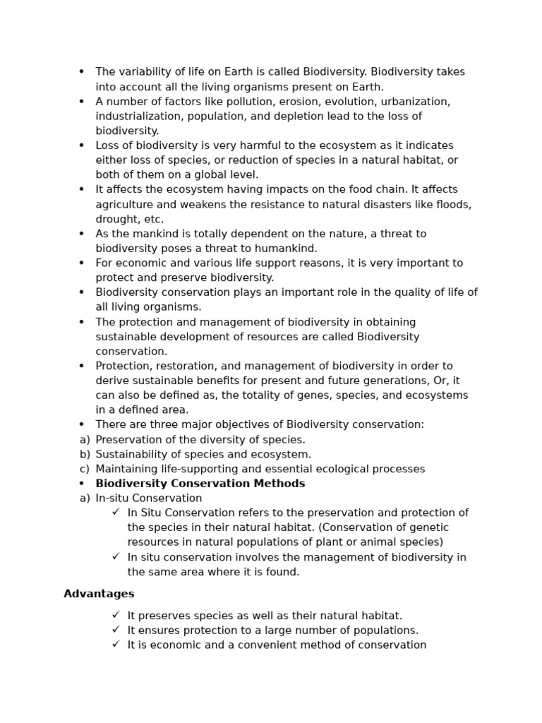 Document (4)3 env | PDF | Biodiversity | Conservation Biology