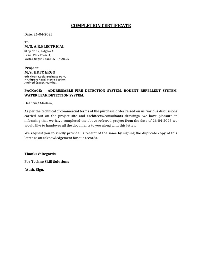 Completion Certificate | PDF | Computers