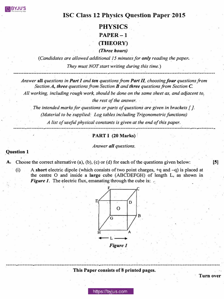 Isc 2015 | PDF | Electron | Physical Phenomena