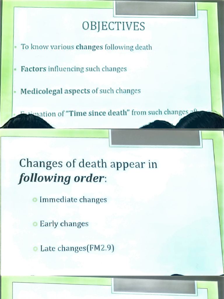 FM Post Mortem Changes | PDF