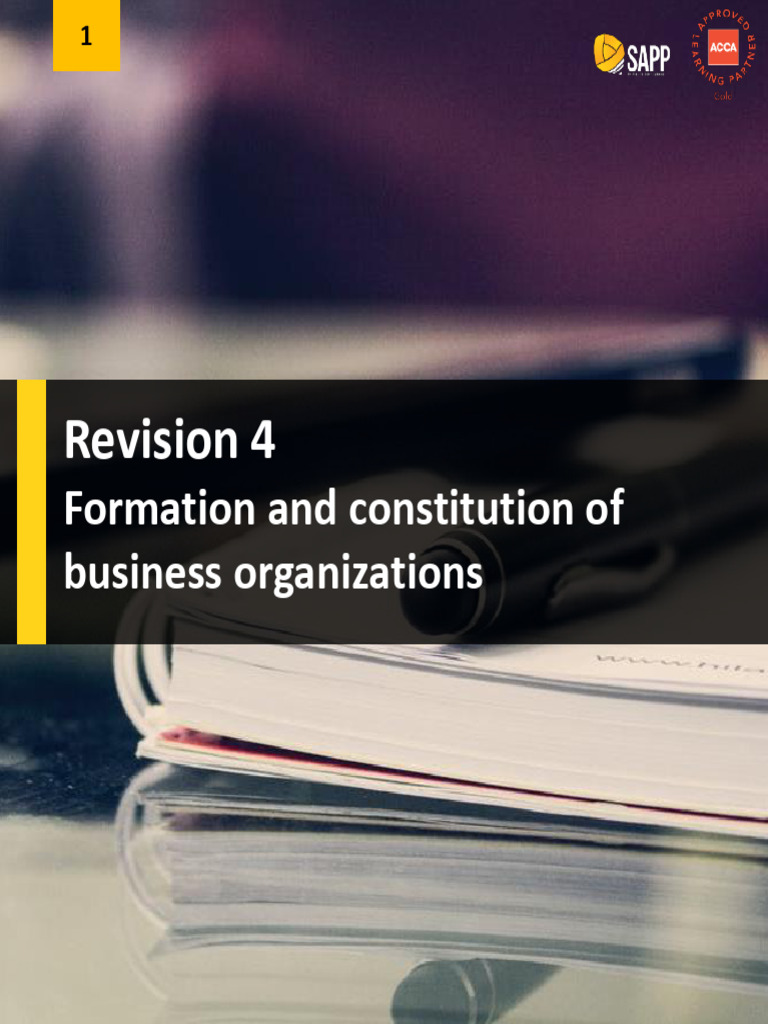 Revision-4-Chapters-7-11 | PDF | Partnership | Banks