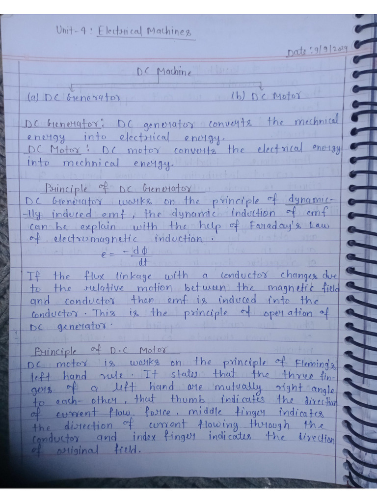 Unit 4 (Electrical) | PDF