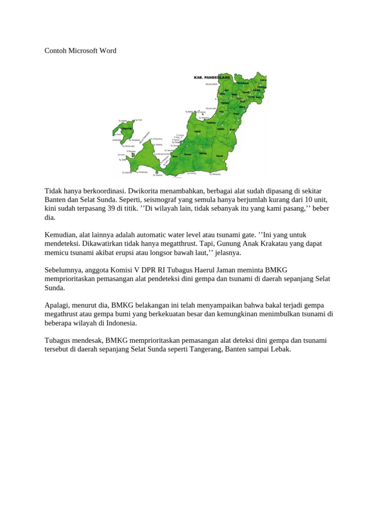 Contoh Microsoft Praktik Word | PDF