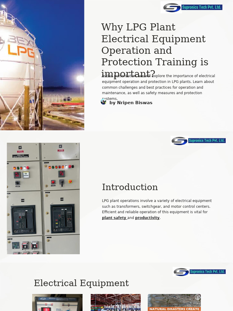 LPG-Plant Training Supronics | PDF | Personal Protective Equipment ...