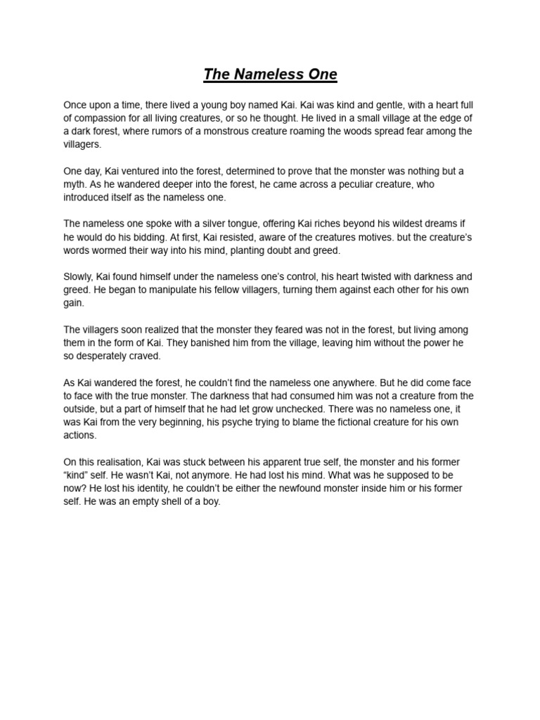 The_Nameless_One | PDF