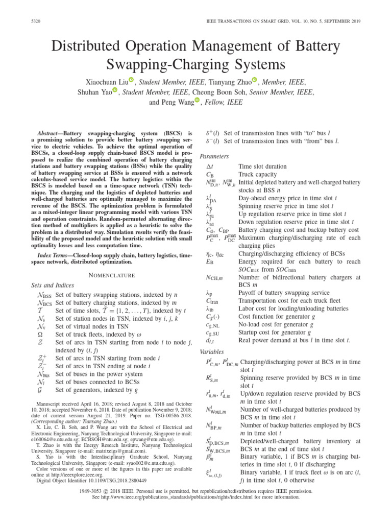 Optimizing Battery Swapping Systems | PDF | Electric Vehicle | Logistics