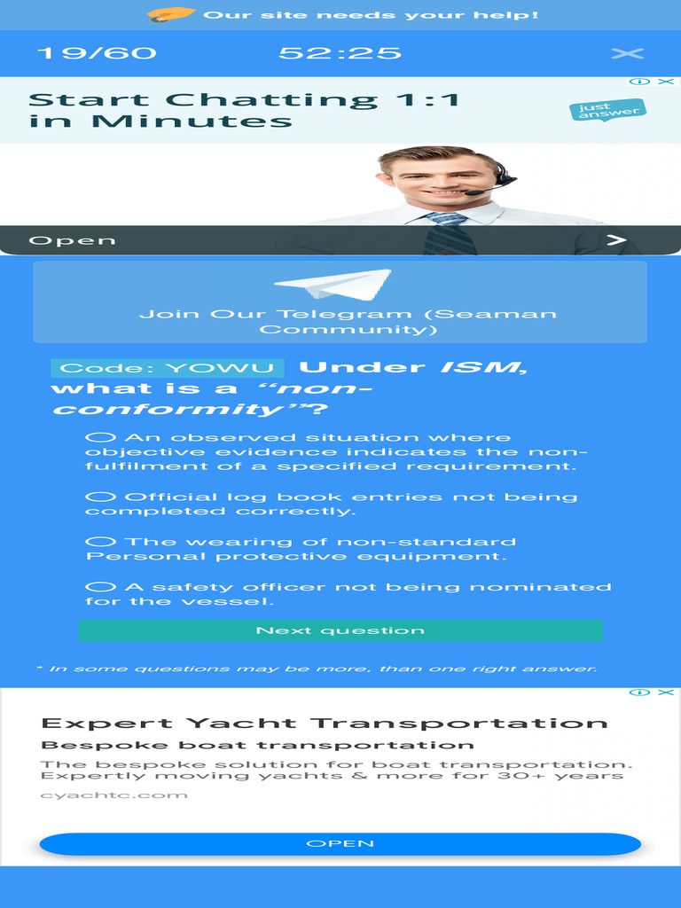 Online Test CES Deck Operational Container Vessel | PDF